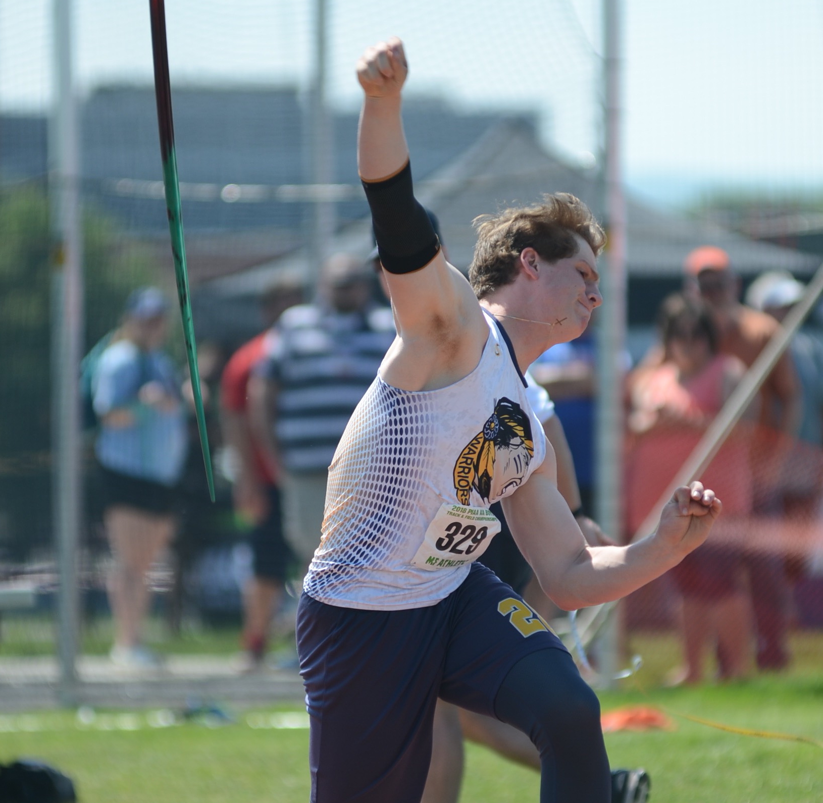 Dinges medals with borrowed javelin | News, Sports, Jobs - Williamsport ...
